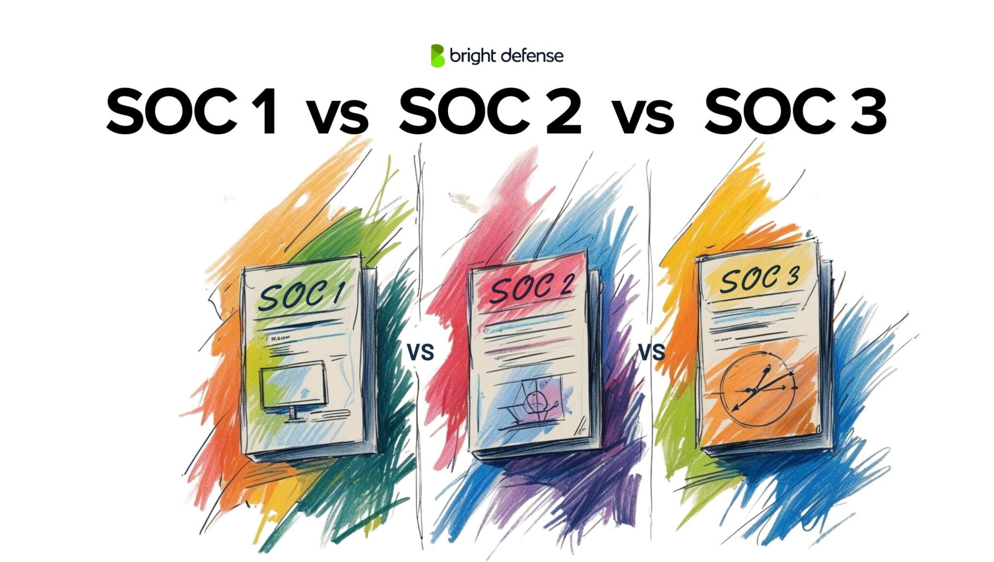 SOC 1 vs SOC 2 vs SOC 3 - What's the Difference?